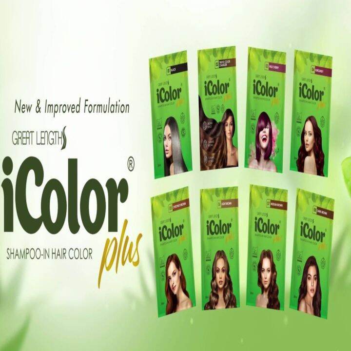 iColor Plus Hair Dye Shampoo Permanent Hair Color | Lazada PH