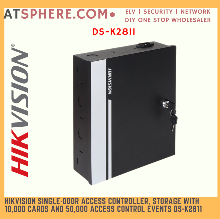 Hikvision Single 1 Door Access Controller Storage with 10000 Cards ...