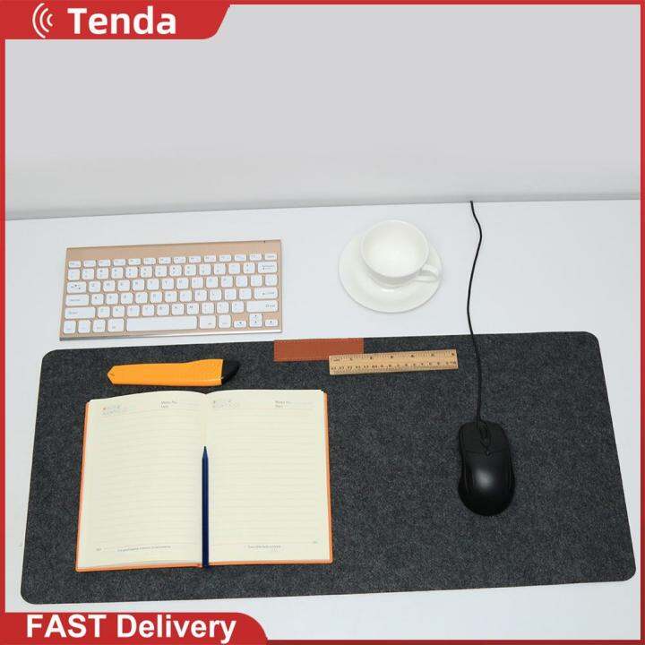 Office Computer Desk Mat Modern Table Wool Felt Laptop Cushion Desk Mat ...