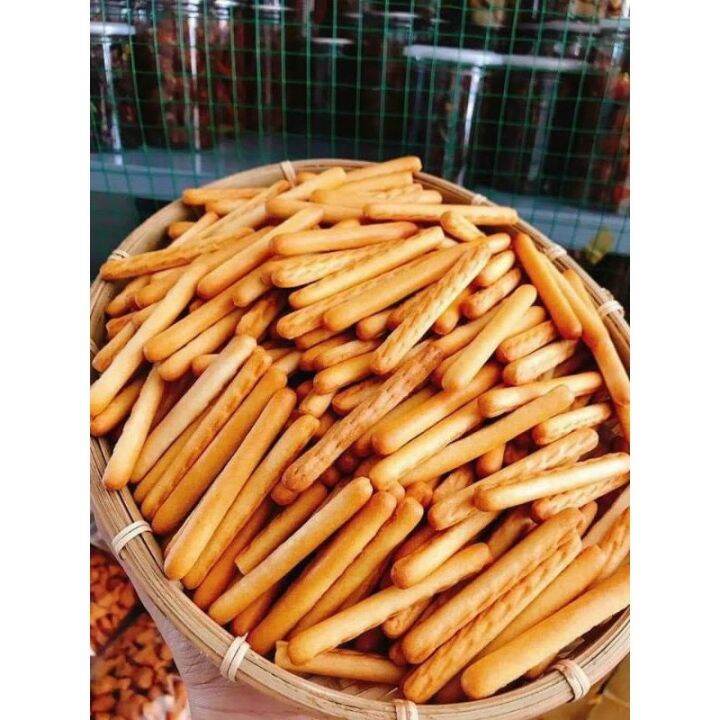 Bánh Quy Đũa Mặn Bơ Sữa, Bánh Quy Que Tăm, Túi Zip 500g, Ăn Vặt Antamax ...