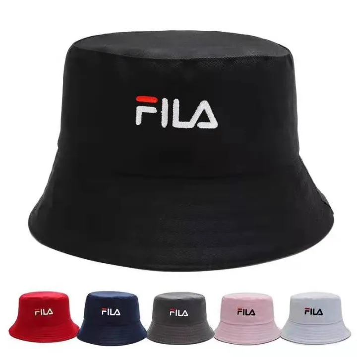 【HuHu】FILA Bucket Hat Waway Hat For Men Women hip hop cap | Lazada PH