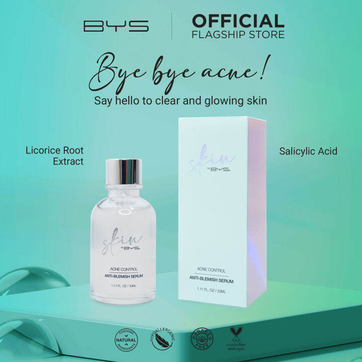 BYS Skin Acne Control Anti-blemish Serum 33ML | Lazada PH