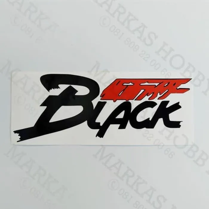 Stiker / Sticker Kamen Rider Black and Red Text Line | Lazada Indonesia