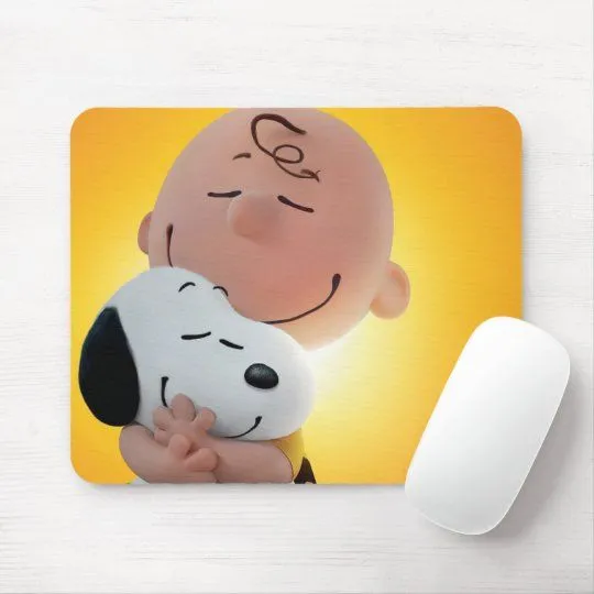 SNOOPY & PEANUTS Rubber Mouse Pads | Gaming Mouse Pads 3mm Size 8.5x7 ...