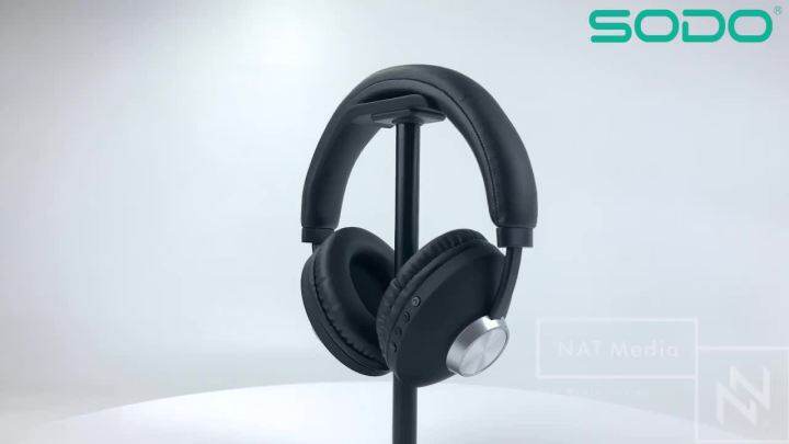 SODO 1007 Wireless Headphone Bluetooth-compatible 5.1 Stereo Headset ...