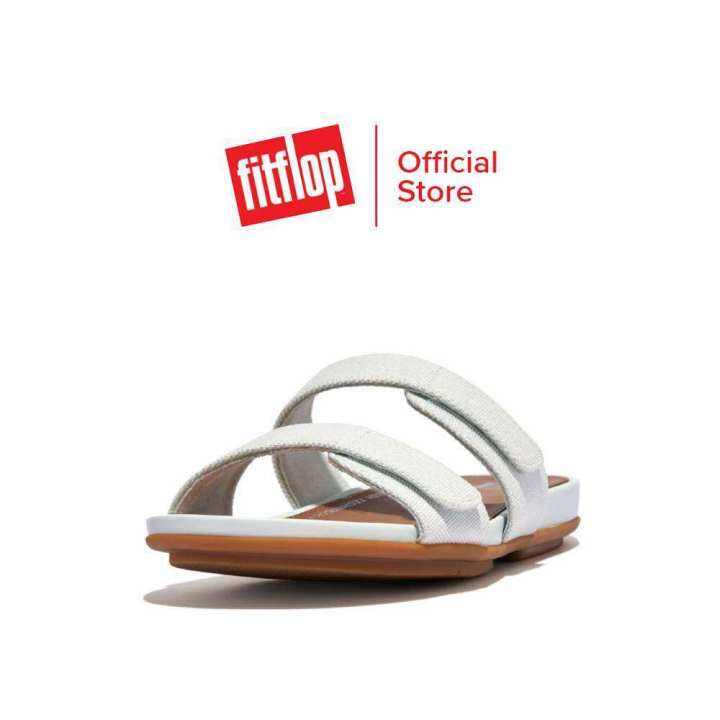 FITFLOP GRACIE CANVAS รองเท้าแตะแบบสวมผู้หญิง รุ่น FY2 | Lazada.co.th
