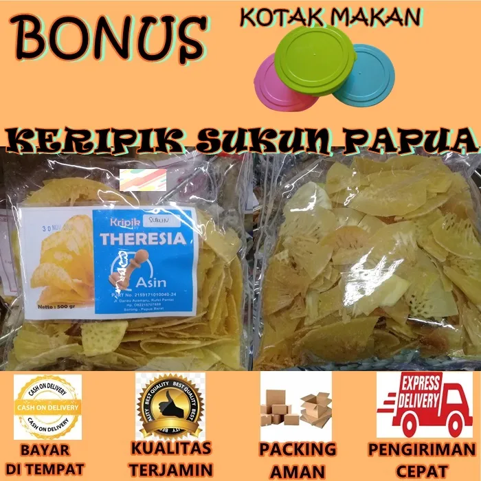 keripik SUKUN rasa asin makanan ringan kripik buah sukun snack jajanan ...