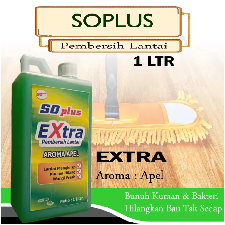 Super Pel Lantai Extra Soplus 1 Liter Wangi Apel | Lazada Indonesia