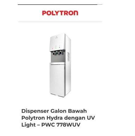 Dispenser Polytron PWC 778WUV Galon Bawah PWC778WUV PWC 778 | Lazada ...