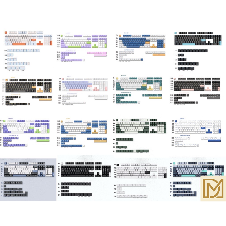 GMK Double Shot Keycap PBT OEM Keycaps All Series Thick Caps Fit All ...