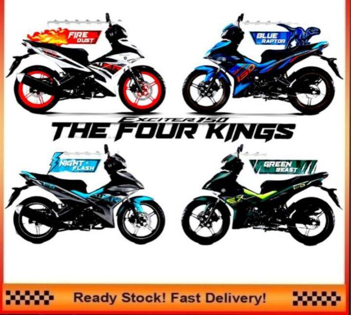 YAMAHA Y15 Y15zr V1 V2 Exciter 2021 Body Cover set (Sticker Tanam) HLD ...