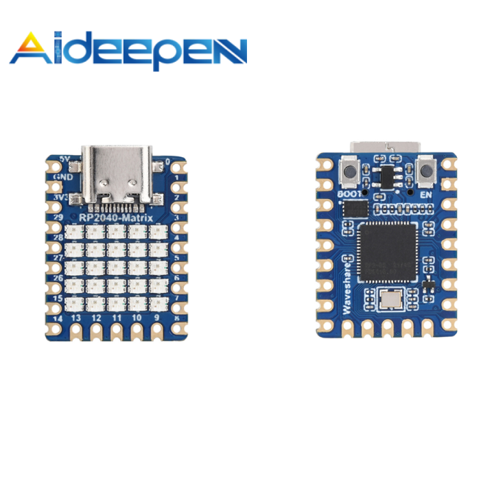 Aideepen RP2040 Mini Development Board 5 * 5 RGB LED Matrix Development Board Module Type-C ...