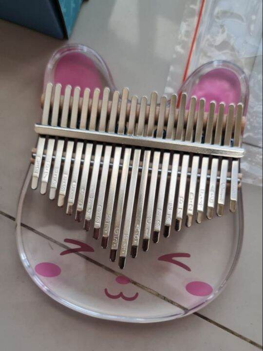 Kaikki Kalimba 21 keys Acrylic Thumb Piano Kecapi jari Kalimba ...