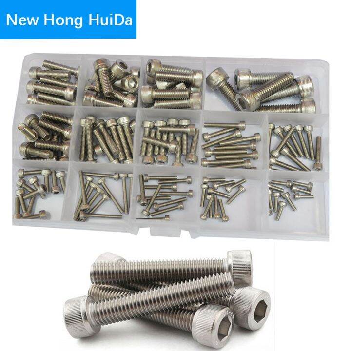 M2 M2.5 M3 M4 M5 M6 M8Hex Socket Head Cap Screw Metric Thread Hexagon ...