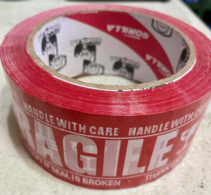Fragile Tape 2"x100M good Quality Packaging tape Box duct masking ...