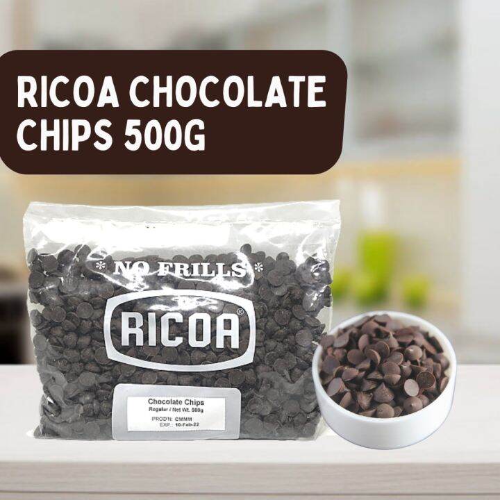 Ricoa No Frills Chocolate Chips 500g For Baking | Lazada PH