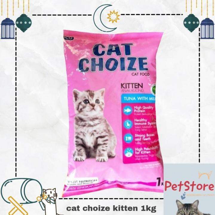 CAT CHOIZE KITTEN Tuna & Milk 1 KG | Lazada Indonesia