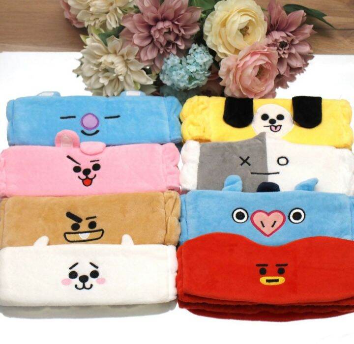 Bandana Bando K-POP BTS BT21 Bandana Multifungsi Pelengkap Mandi Make UP Masker | Lazada Indonesia