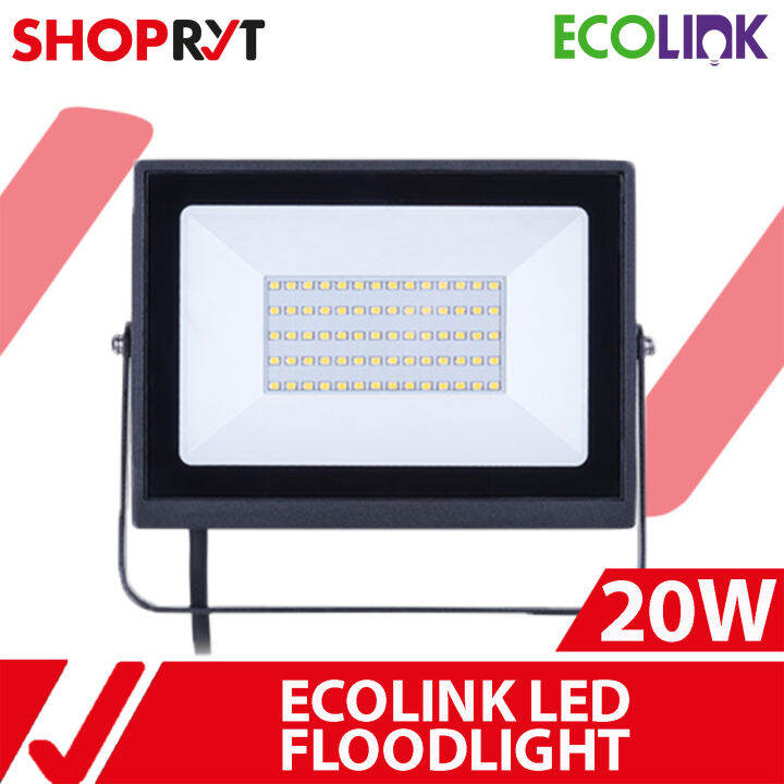 Ecolink LED Flood Light 20W Cool Daylight / Warm White | Lazada PH