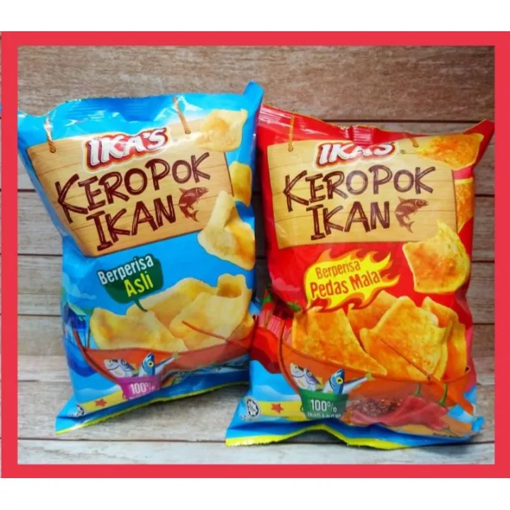 Ika's Keropok Ikan /FishCrackers 50g (Ready Stock) | Lazada