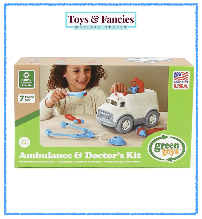🇺🇸 Green Toys Ambulance & Doctor’s Kit | Lazada PH