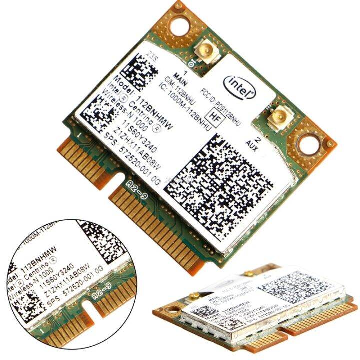 Intel Centrino Wireless-n 1000 802.11 B/g/n 112bnhmw Half Pci-e Mini ...