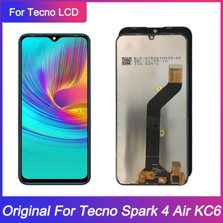 For Tecno Spark4 Spark 4 Air KC6 KC1J LCD Display Touch Screen ...