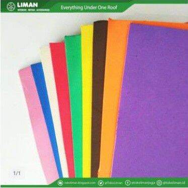 Spon Ati Warna 2mm panjang 220cm lebar 120cm Busa Ati Sponge Eva Foam ...