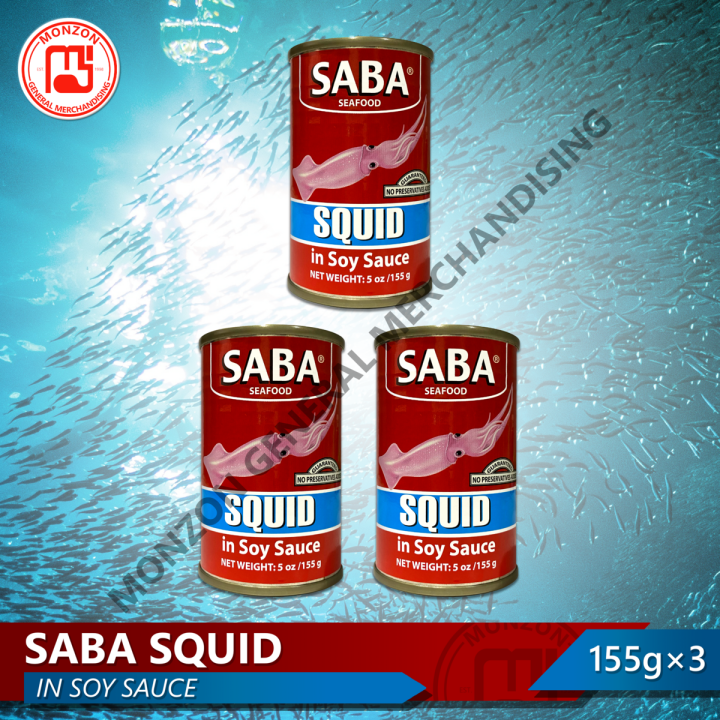 Saba Squid in Soy Sauce 155g (by 3) | Lazada PH
