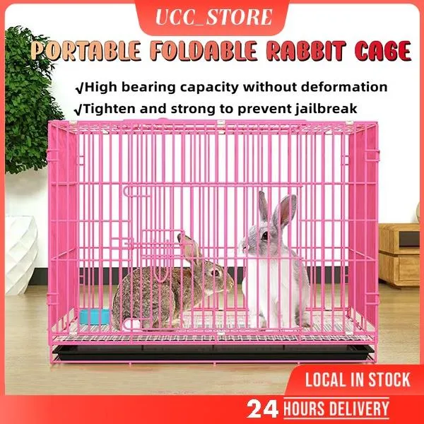 Rabbit cage professional rabbit cage automatic defecation pet cage rabbit nest indoor household ...