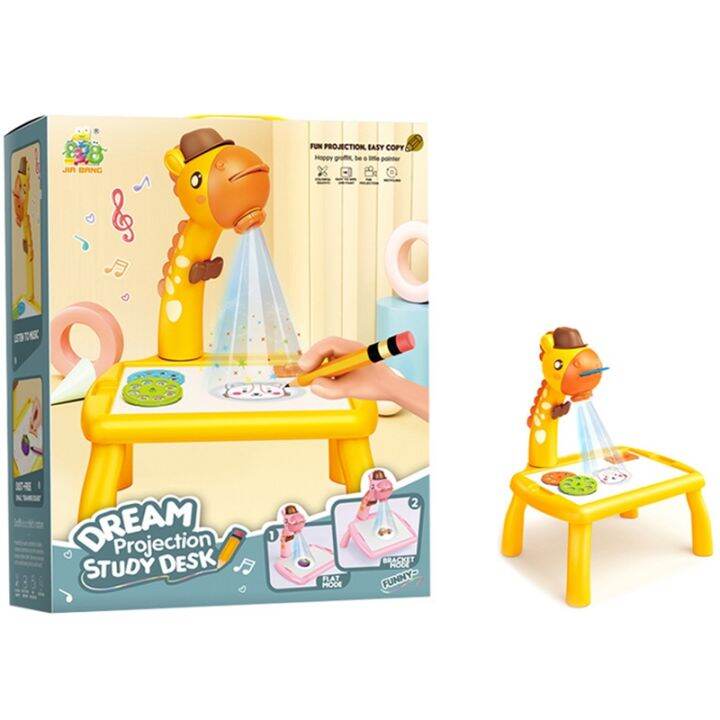 Children Drawing Toy Mini LED Projector Art Drawing Table Toys Painting ...