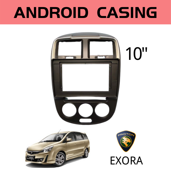 Android Player Casing 10“ Proton Exora 2019-2020 (UV Black) Low Spec ...