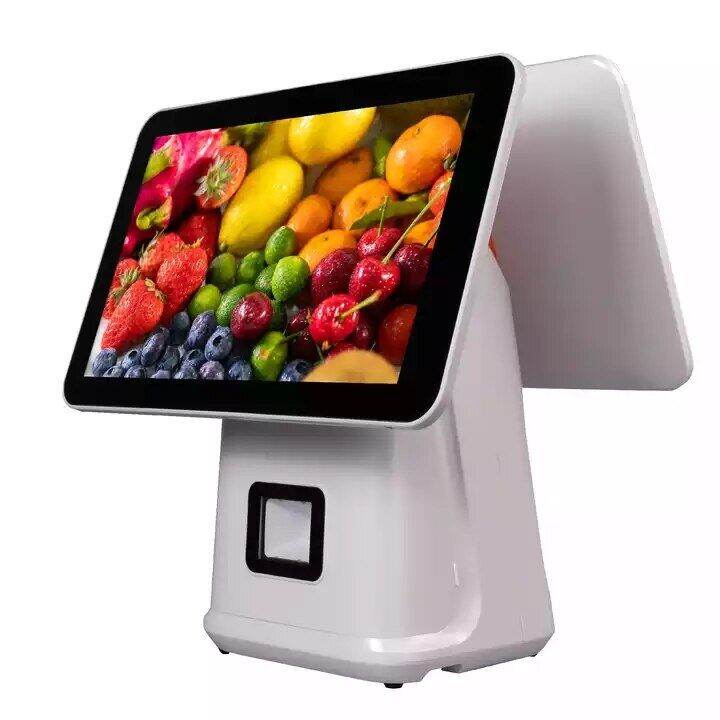 15.6Inch Window Touch Screen Scanner Receipt Thermal Printer Integrated ...