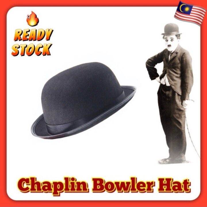 Charlie Chaplin Bowler Hat. Party Hat. Clown Hat. Topi Badut | Lazada