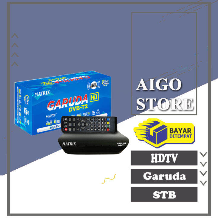 Set Top Box Nonton TV Digital Matrix Garuda Ungu DVBT2 Digital Full HD - Aigo Store | Lazada ...