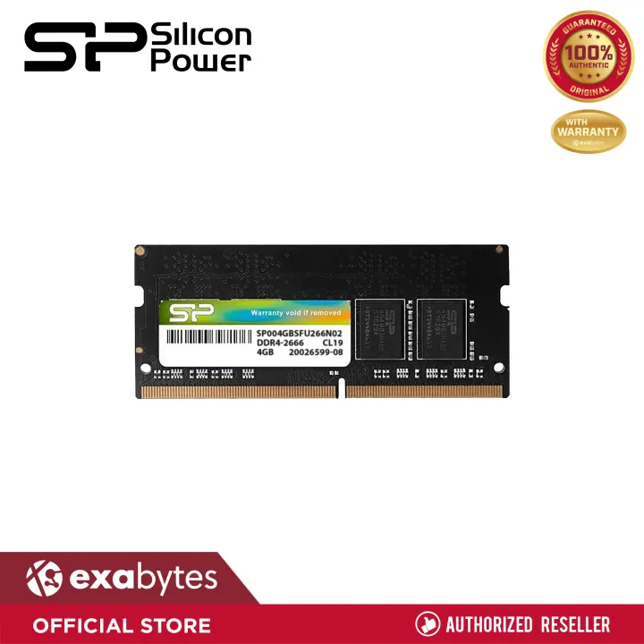 Silicon Power 4GB DDR4 2666 SODIMM Laptop Ram | Lazada PH