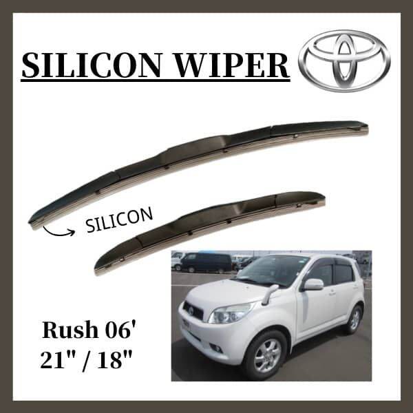 TOYOTA RUSH 06' (NEW) Original silicone Wiper Blade (1SET) | Lazada