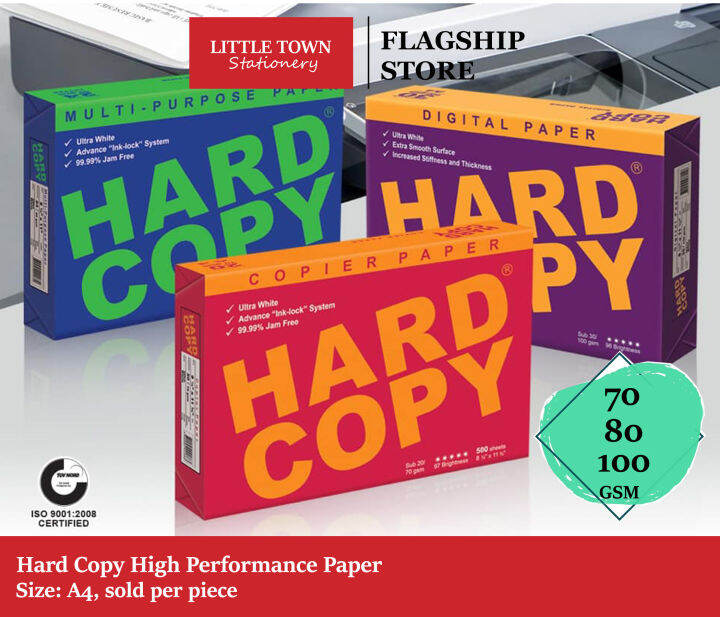 Hard Copy High Performance Paper Bond Paper Copier Paper Size A4 ...