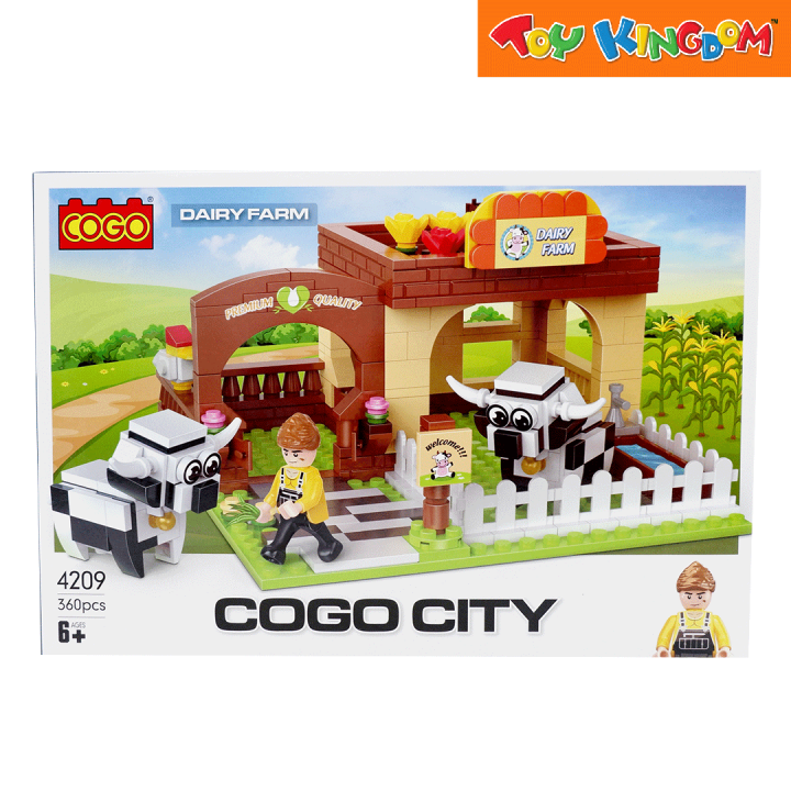 Cogo City Dairy Farm Building Blocks Building Blocks | Lazada PH