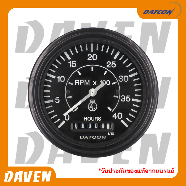 DATCON - TACHOMETER+HOUR 4000 RPM (เกจ์วัดรอบพร้อมวัดชั่วโมงการทำงาน ...