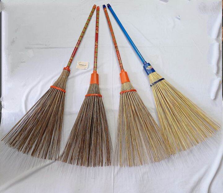 SAPU LIDI TAMAN GAGANG KAYU HALAMAN JALANAN TANAH PAVING PEKARANGAN ...