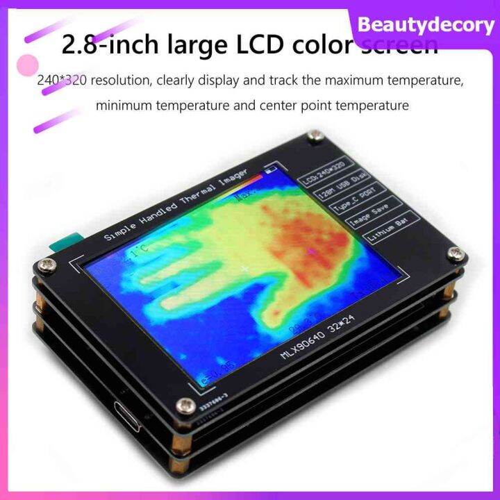 LCD Digital Infrared Thermal Imager Temperature Sensor Thermograph ...