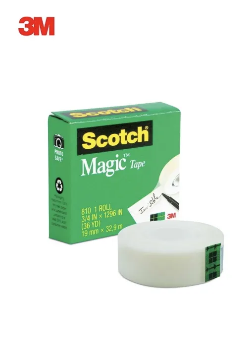 3M Scotch Invisible Matte Adhesive Magic Tape (19mm x 32.9m) / Twin ...