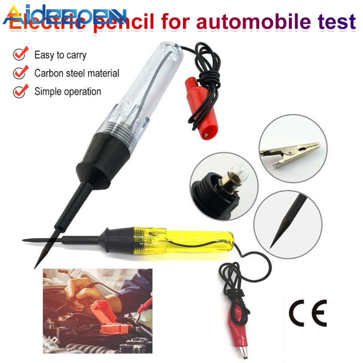 Aideepen Automotive Circuit Tester 6-24V Test Light with Extended Test ...