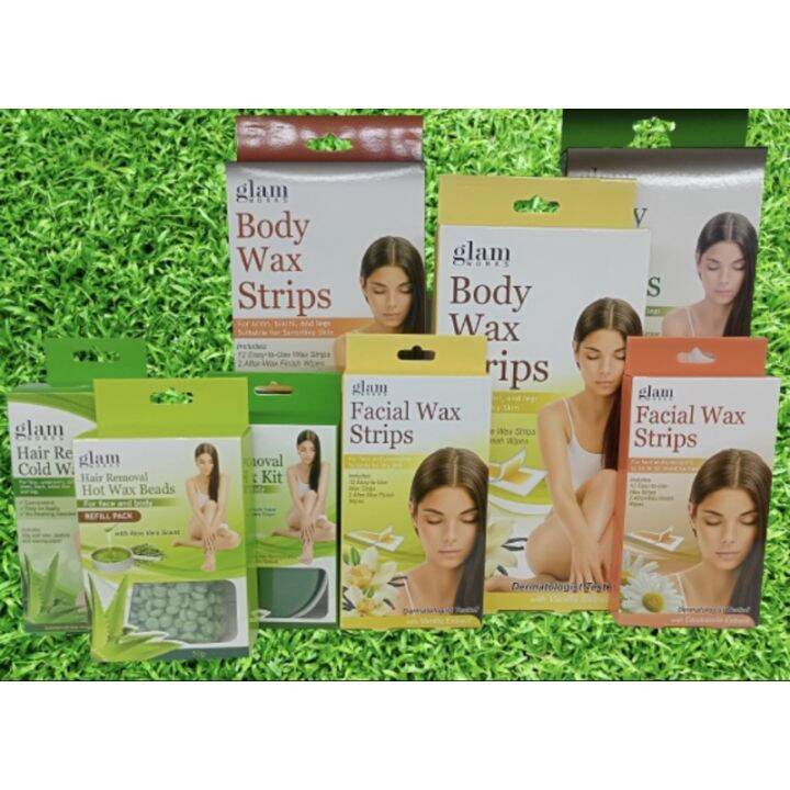 Glam Works Facial Face Strip / Body Wax Strips | Lazada PH