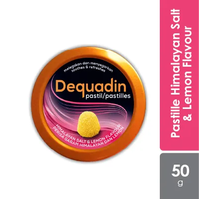 Alpro Pharmacy Dequadin Pastilles Himalayan Salt & Lemon 50g | Lazada