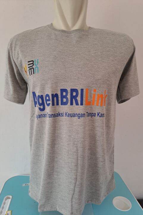 Kaos Agen Brilink kwalitas premium (Warna abu abu misty) tersedia ...