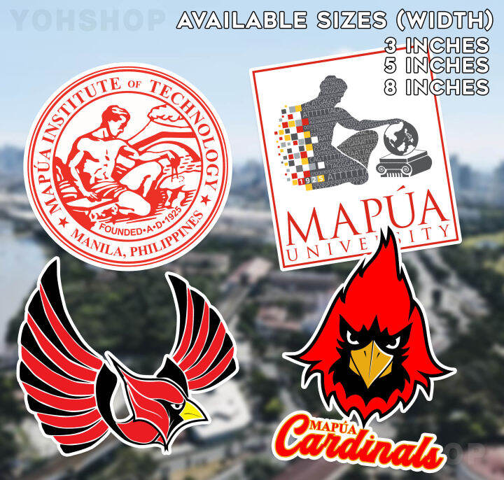 University Logos | NCAA University Logo Sticker | Mapua University Logo ...