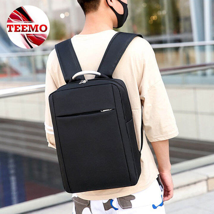 TEEMO Unisex Slim Laptop Backpack Aluminium Handle Water Resistant ...