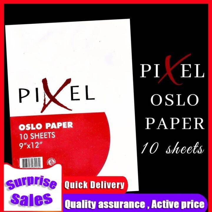 Oslo paper 10 sheets Drawing paper repacked | Lazada PH